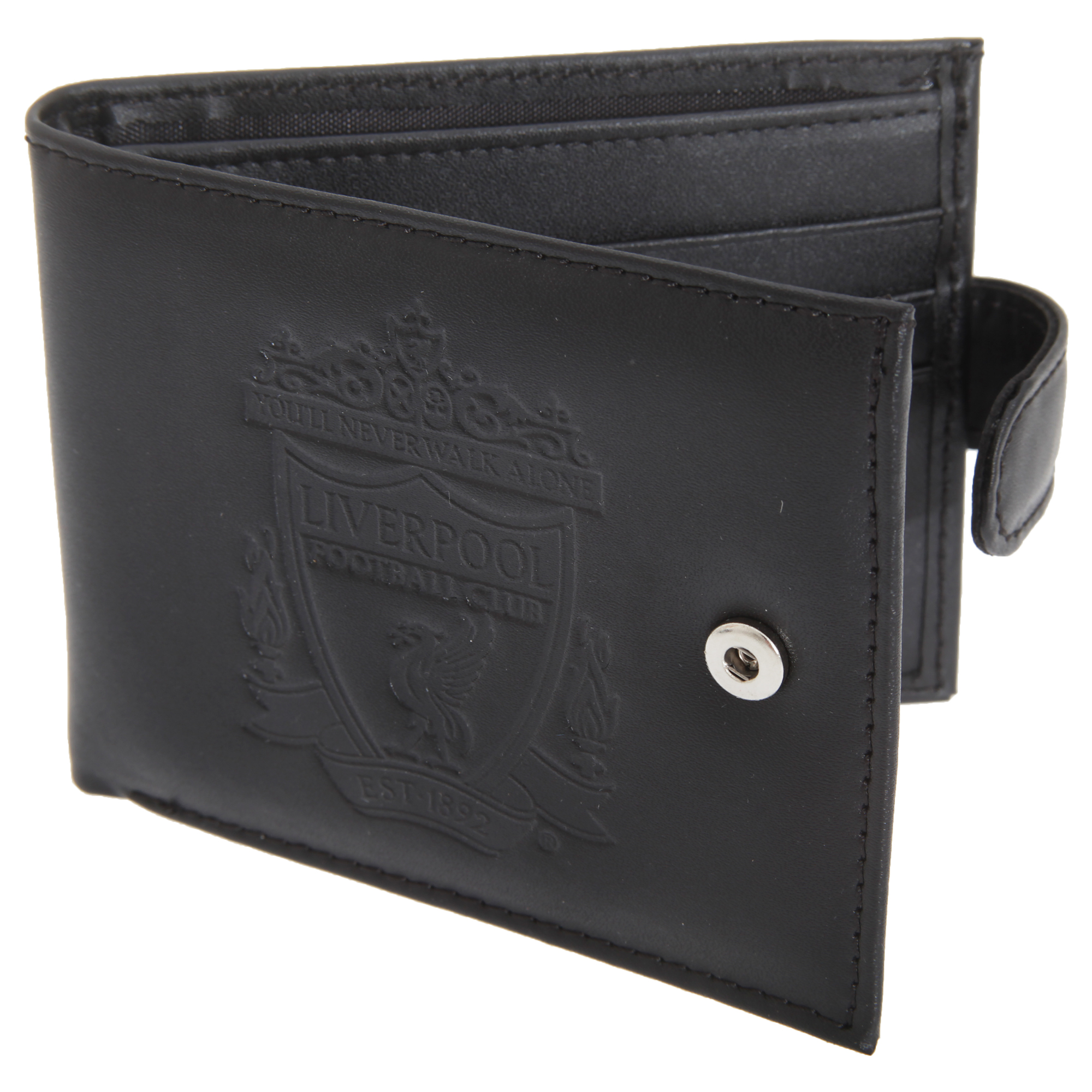 Liverpool FC Mens Official Embossed Football Crest Leather Wallet | eBay